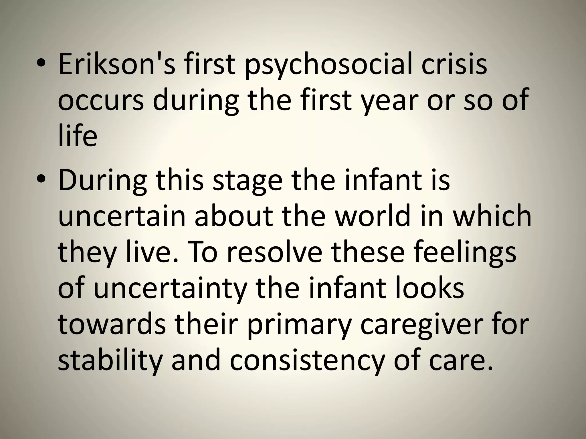 Erick erickson, psychosocial theory | PPTX