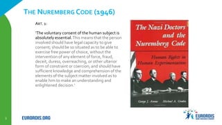 Ethical aspects of medical research | PPT