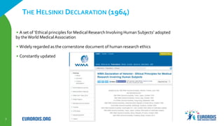 Ethical aspects of medical research | PPTX