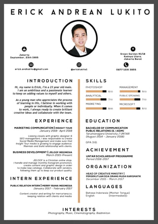 Erick's cv | PDF
