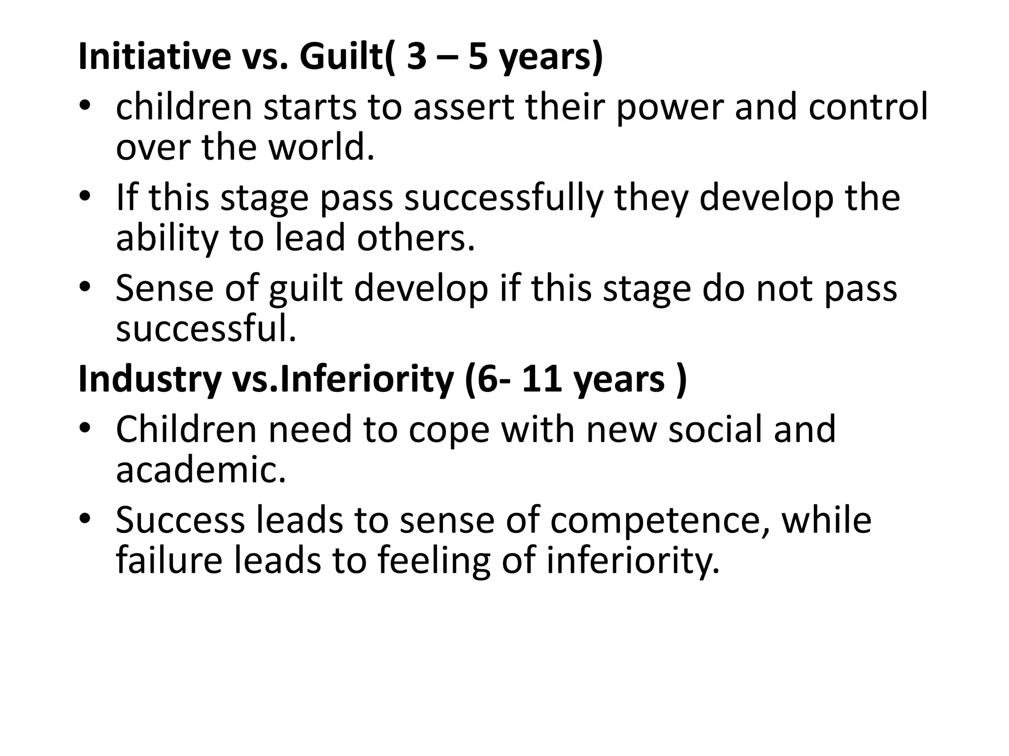 Erickson development stages | PPTX