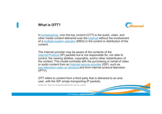 The OTT Challenge - Eric Leung | PDF