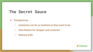 Eric Littman (elittman) Company Presentation - Instacart | PDF