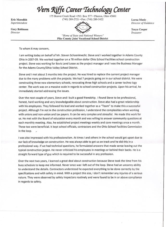 Eric Meredith Reference | PDF