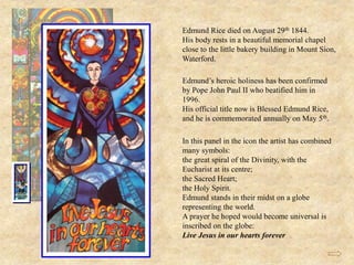 Presentación sobre icono de Edmundo rice | PPT