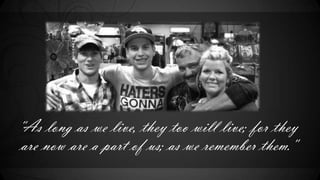 In Memory Of Eric Rosselot | PPT