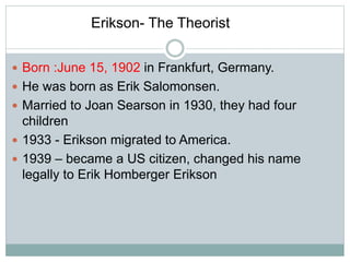 Ericson.power point presentation theory of pediatrics | PPT