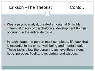 Ericson.power point presentation theory of pediatrics | PPT