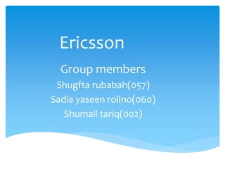 Ericsson | PPT