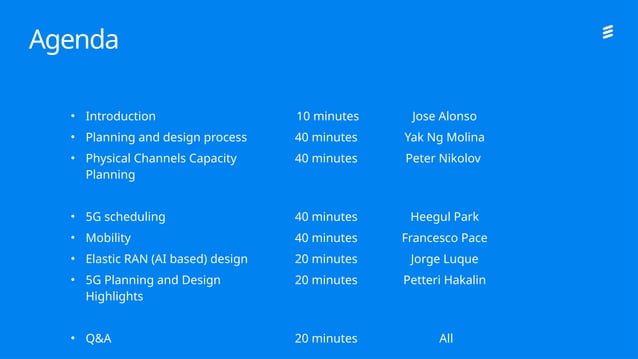 Ericsson_5G NSA Planning and design Worksho_CustomerGCU presentation ...