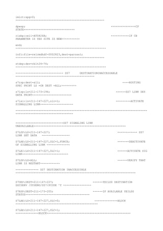 Ericsson commond list, BSS+NSS=OSS | TXT