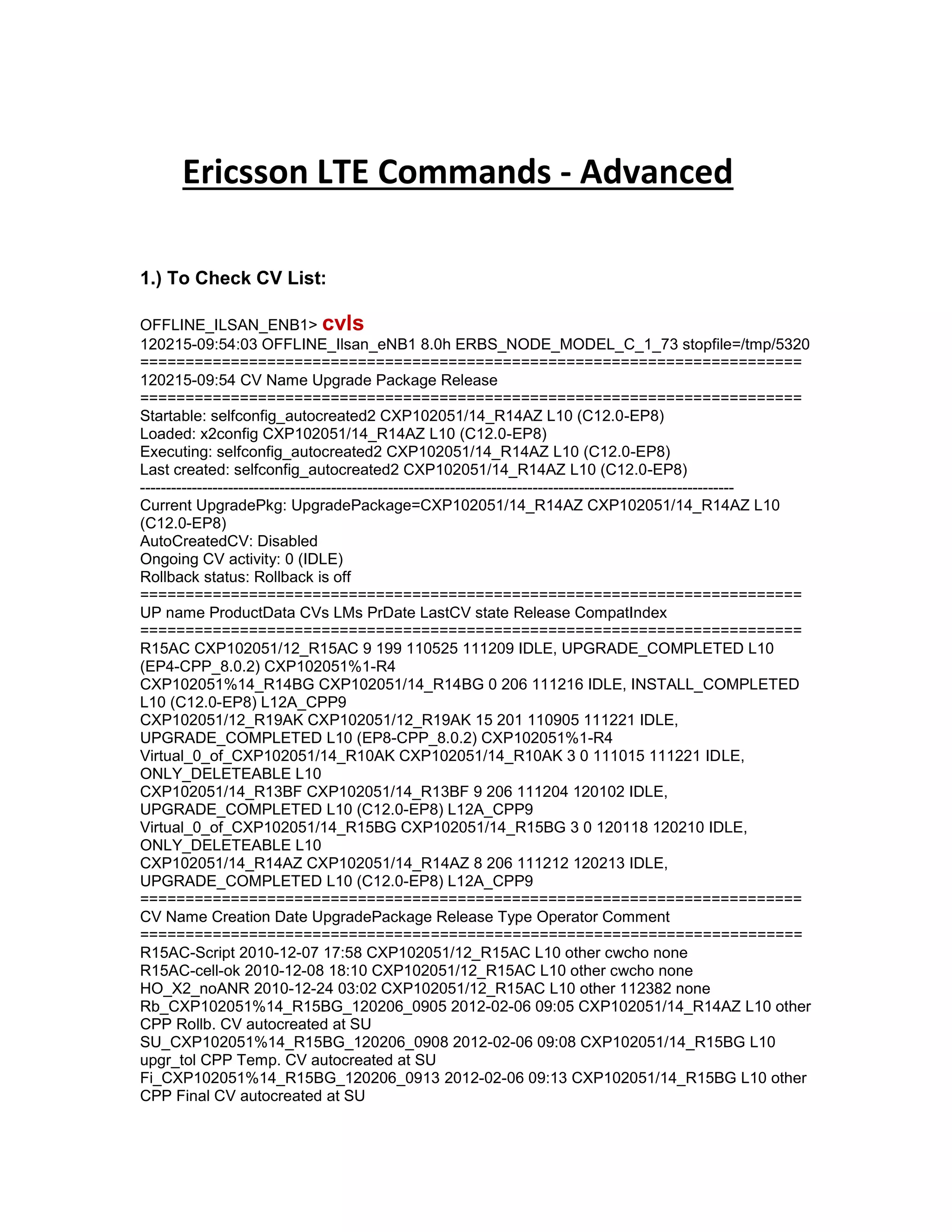 Ericsson LTE Commands.pdf