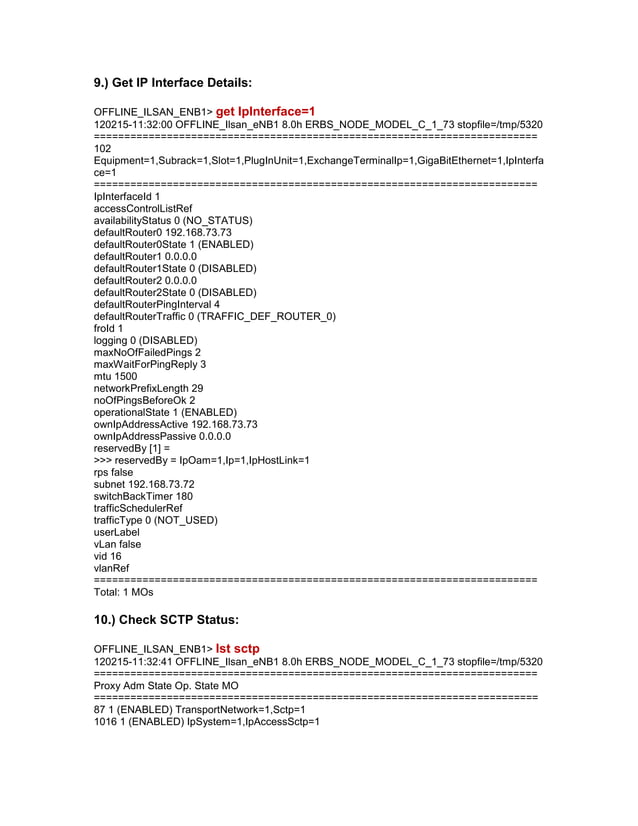 Ericsson LTE Commands.pdf