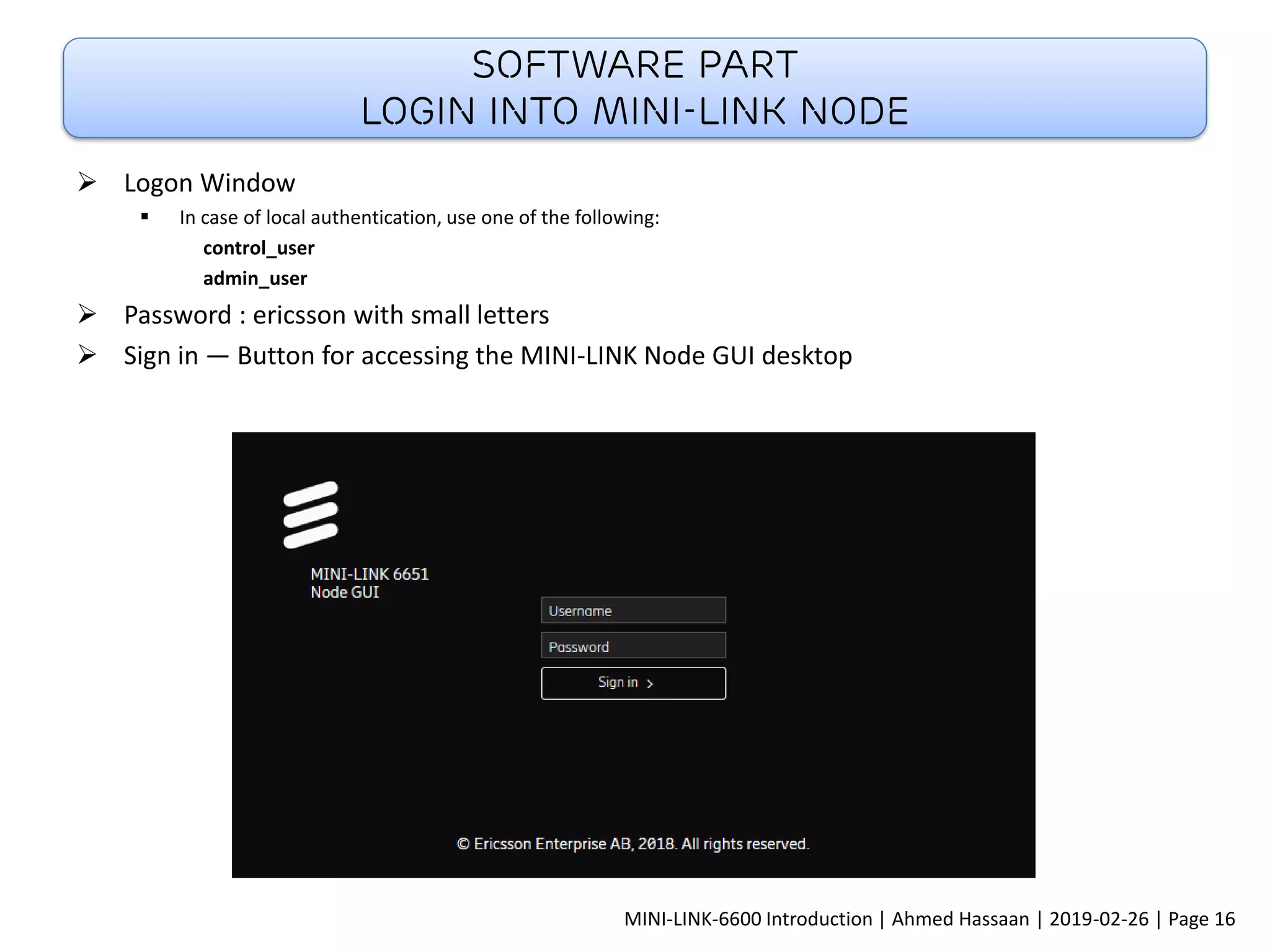 Ericsson Mini-link 6600 Nodes | PDF