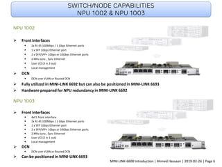 Ericsson Mini-link 6600 Nodes | PDF