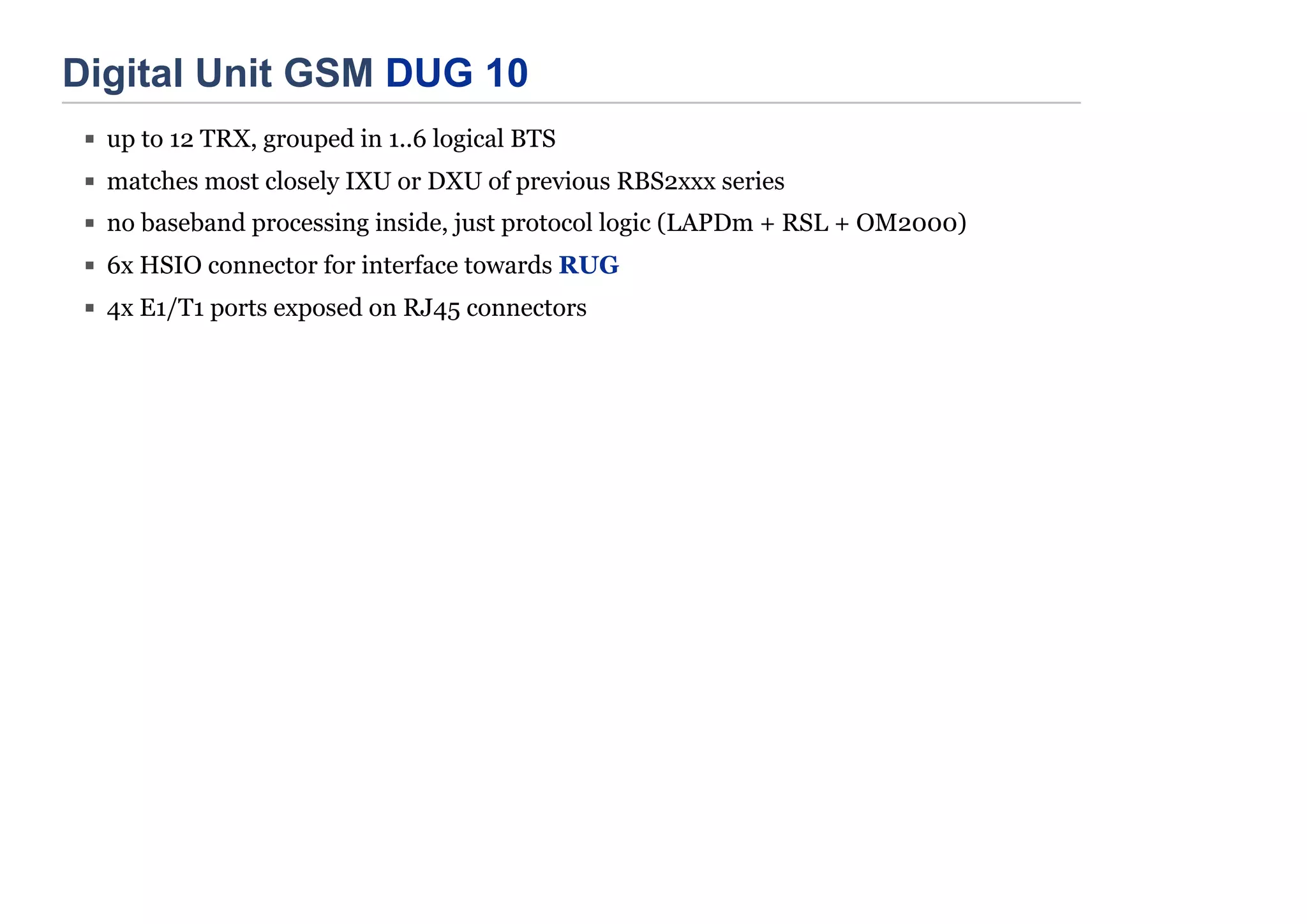 Ericsson RBS 6000 | PDF