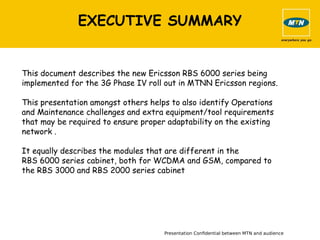 Ericsson RBS 6000 & 3000 & 2000 | PDF
