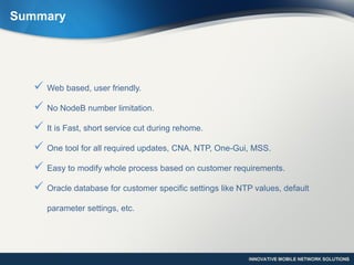 Accela Ericsson Rehome Module | PPT