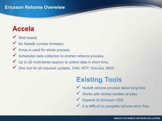 Accela Ericsson Rehome Module | PPT