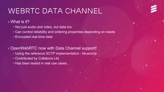 OpenWebRTC – not just for video chat | PPTX