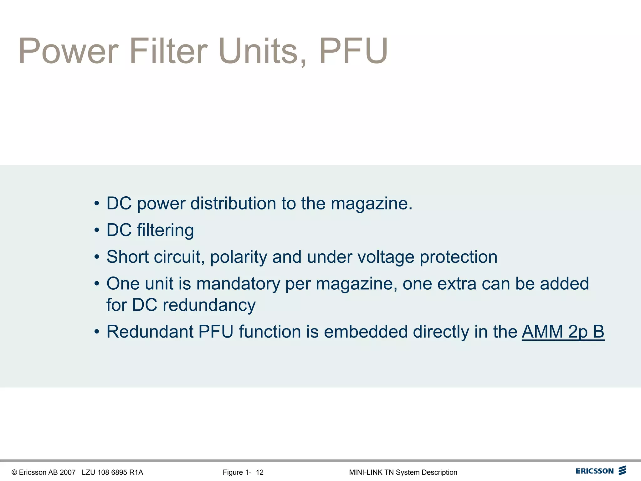 Ericsson TN Cards in Details | PPTX