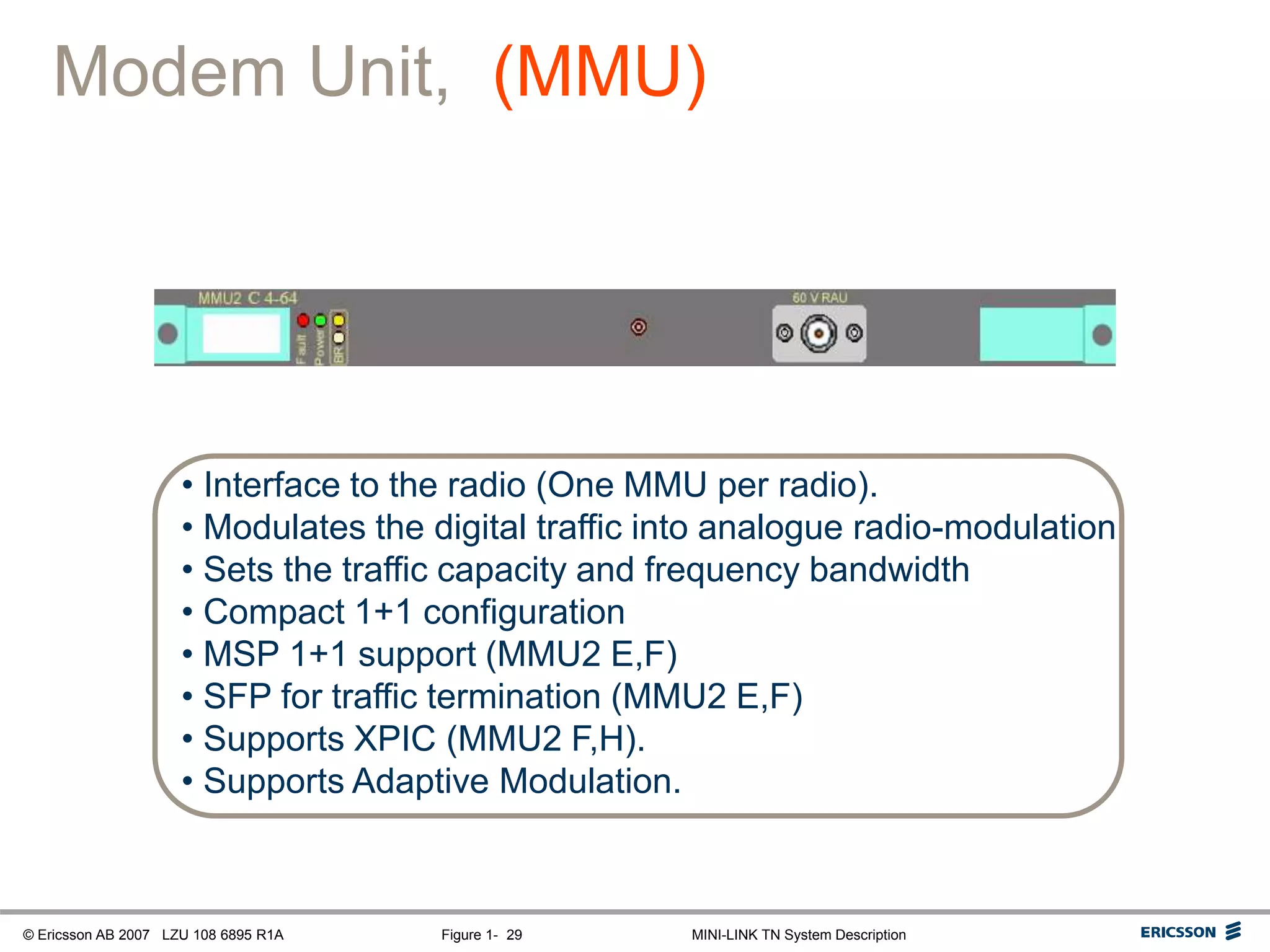 Ericsson TN Cards in Details | PPTX