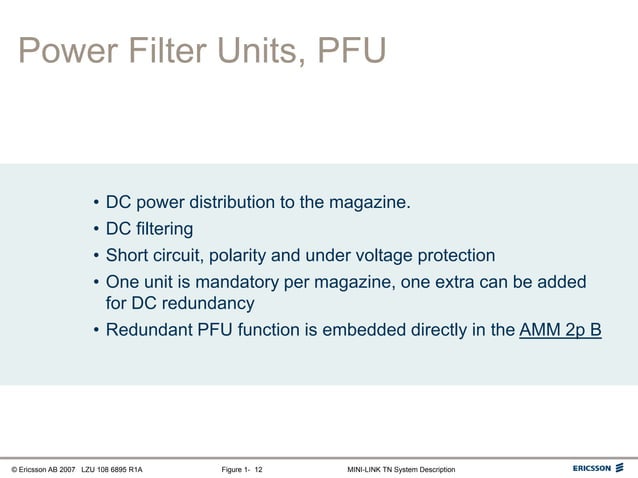Ericsson TN Cards in Details | PPTX