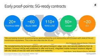 Ericsson transports 5G | PDF
