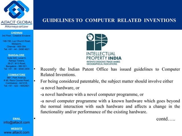 Ericsson vs intex an overview of software patenting | PPT