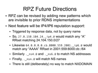 PLNOG 5: Paul Vixie - Response Policy Zones for the Domain Name System ...