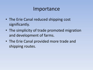 Erie canal[1] | PPTX