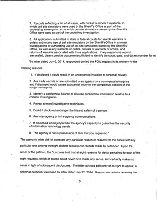 Stingray Mobile Phone Surveillance Details to be unveiled.. Orders NY ...