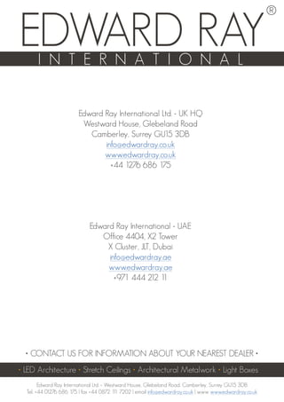Edward Ray International Fusion Flex Range | PDF