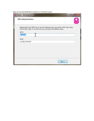 MANUAL DE INSTALACON DE WAMPSERVER | DOCX
