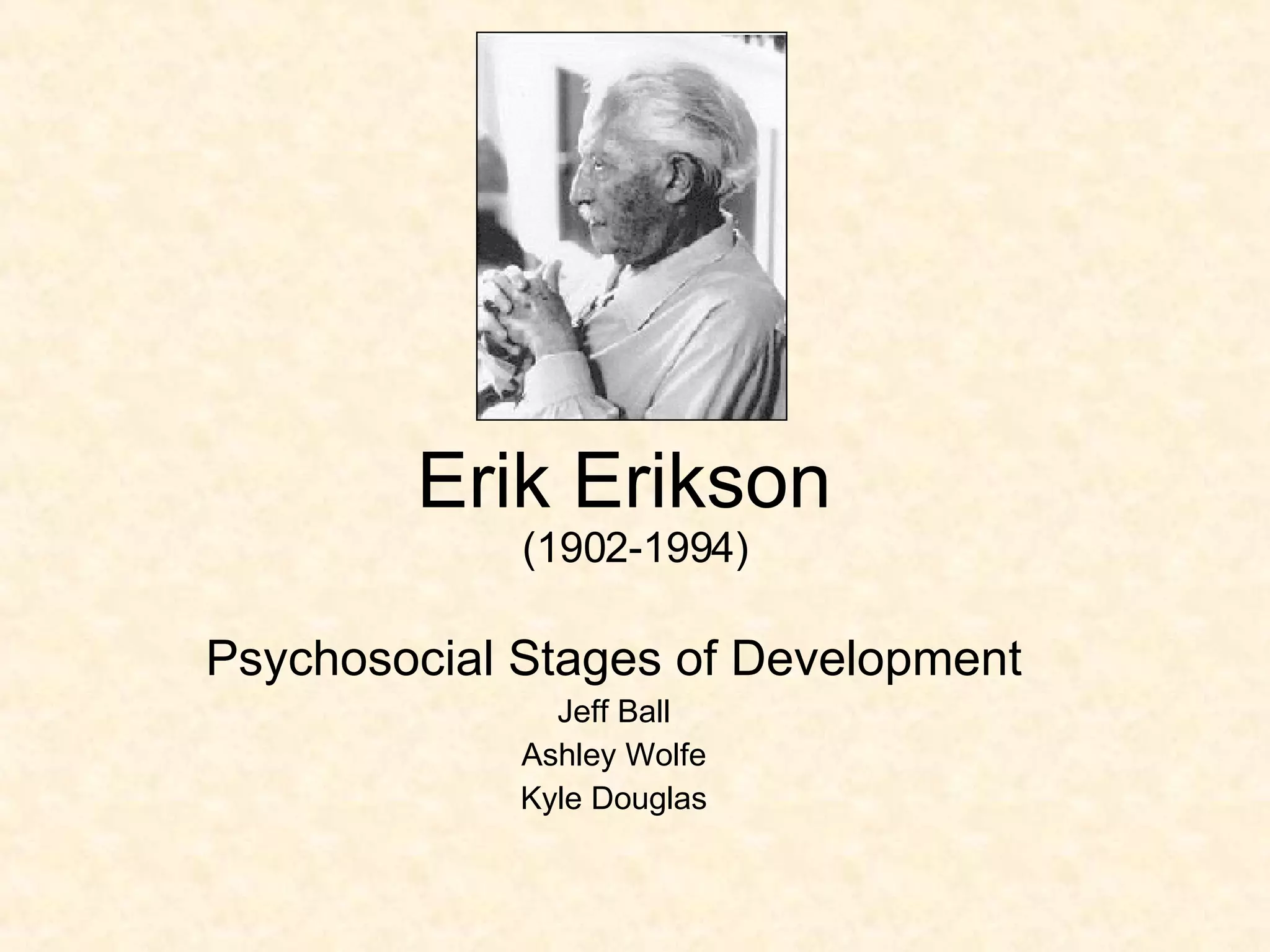 Erik Erikson | PPT