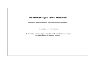 Erika Rimes Stage 1 Math Program | PDF | Educational Assessment | Education