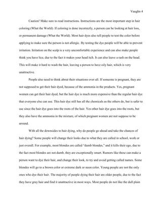 Erika Vaughn Research Paper | PDF