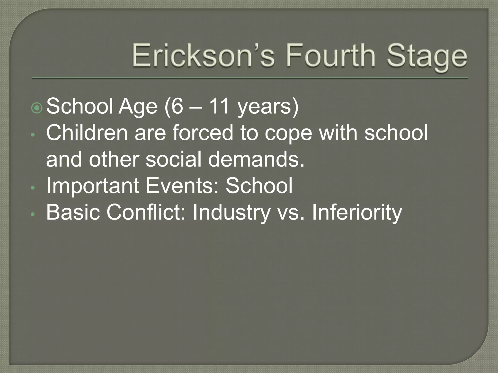 Erik Erikson 8 Stages Child Development. By: Raza Raheel | PPT