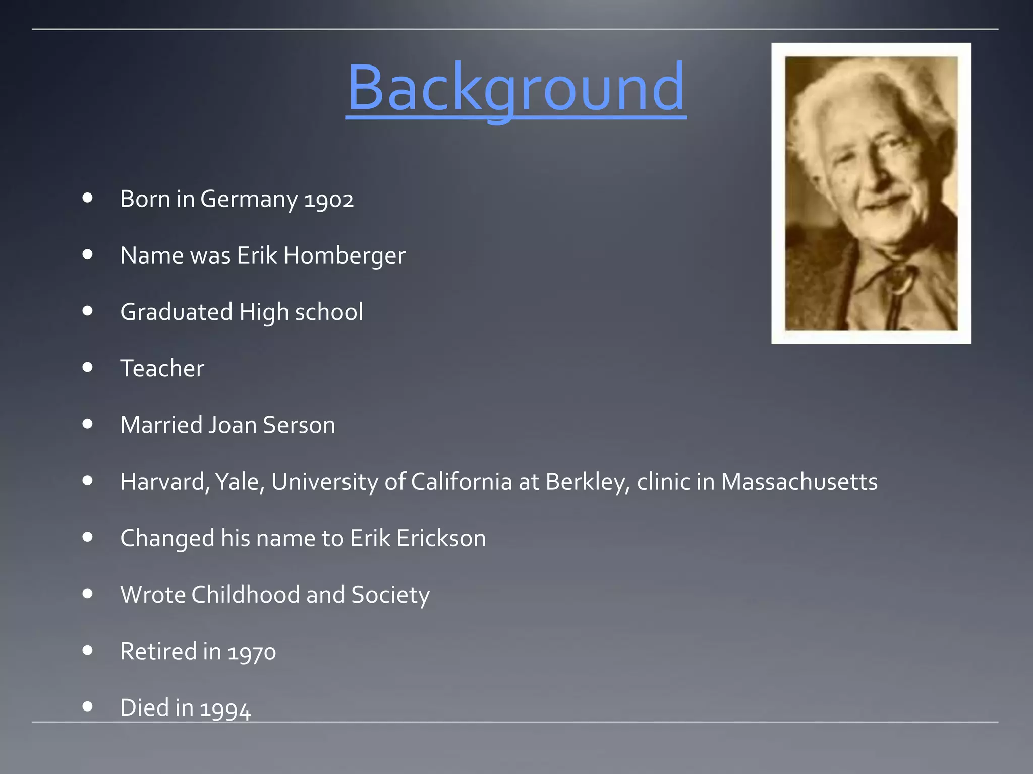 Erik Erikson | PPT