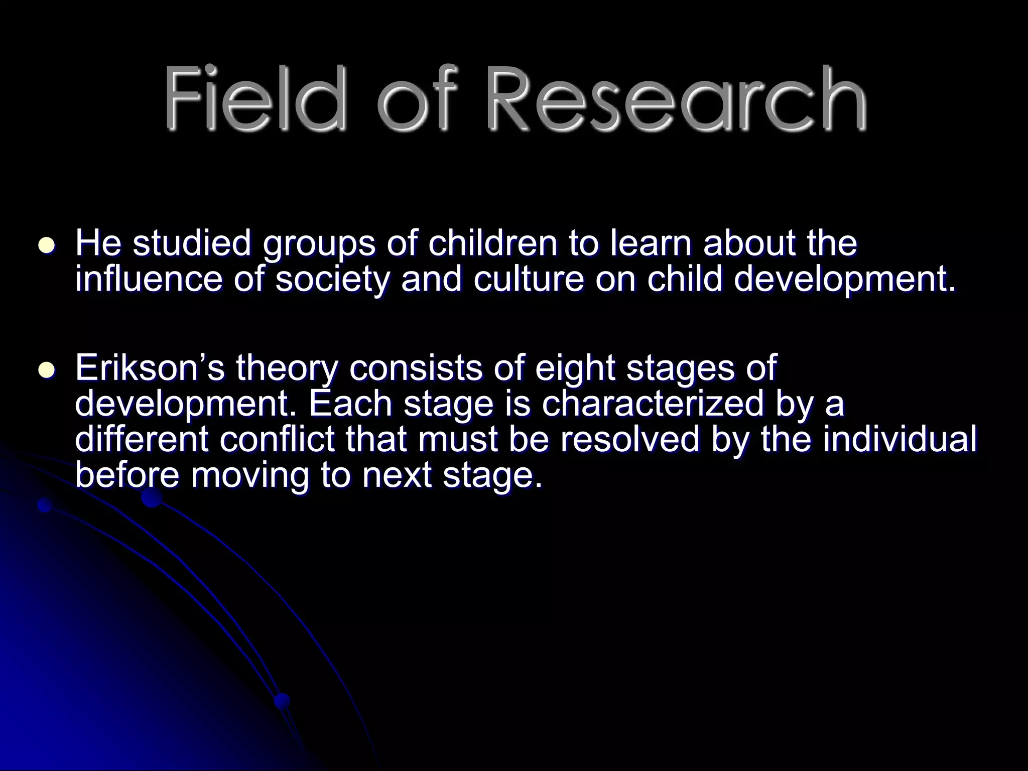 Erik erikson (psychology) | PPTX