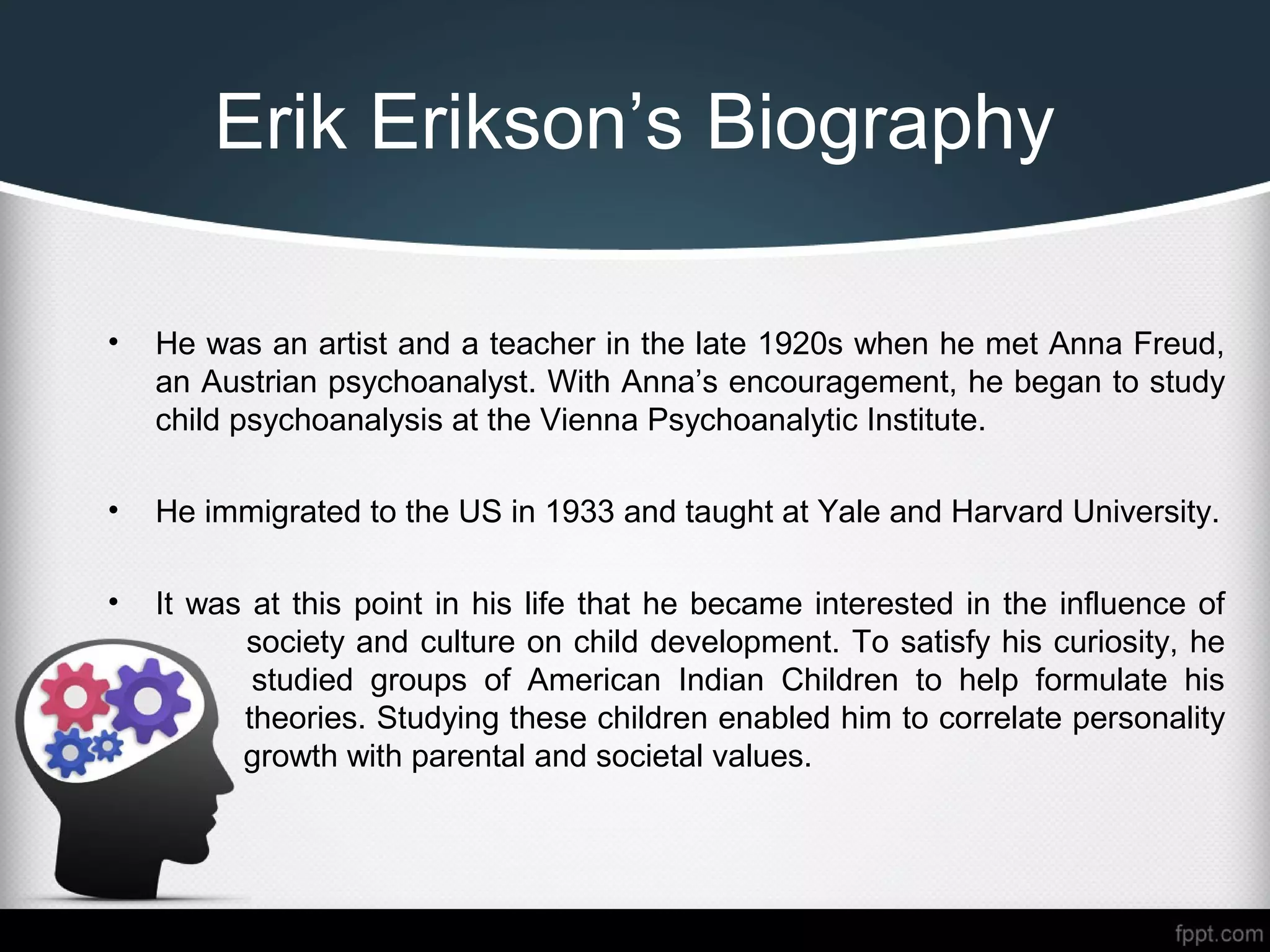 Erik erikson stages of development | PPT