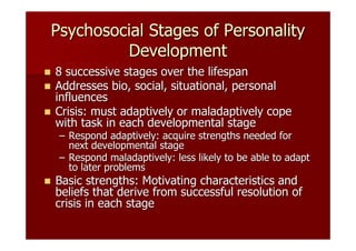 Erik erikson the life span approach | PDF