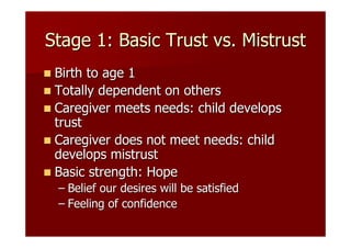 Erik erikson the life span approach | PDF