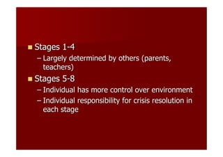 Erik erikson the life span approach | PDF