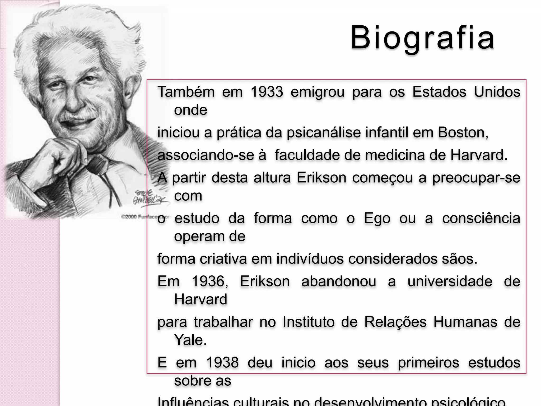 Erik erikson - Desenvolvimento Psicossocial | PPTX | Parenting Teens ...
