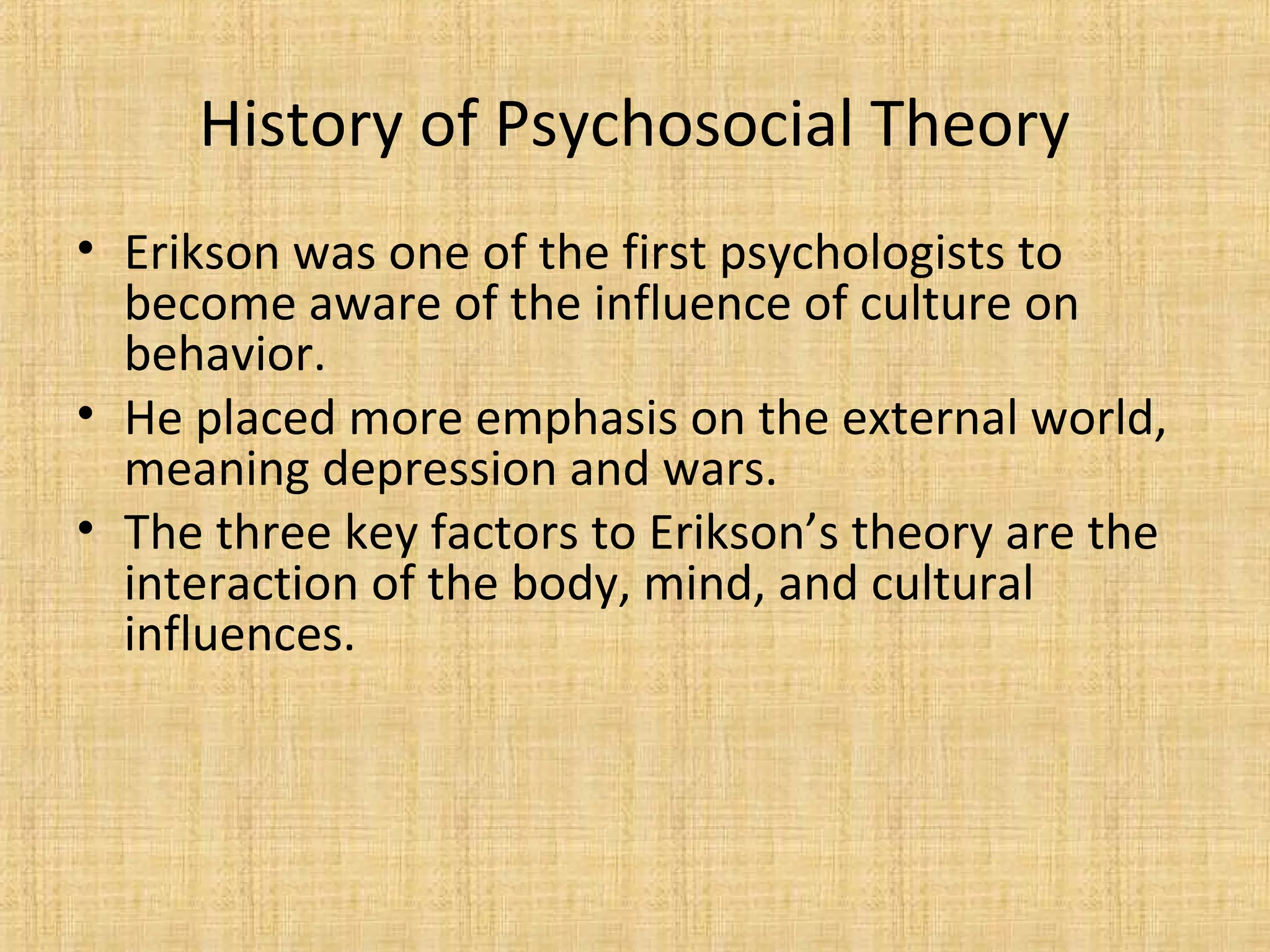 Erik Erikson Development Stages | PPT | Parenting Babies and Toddlers ...