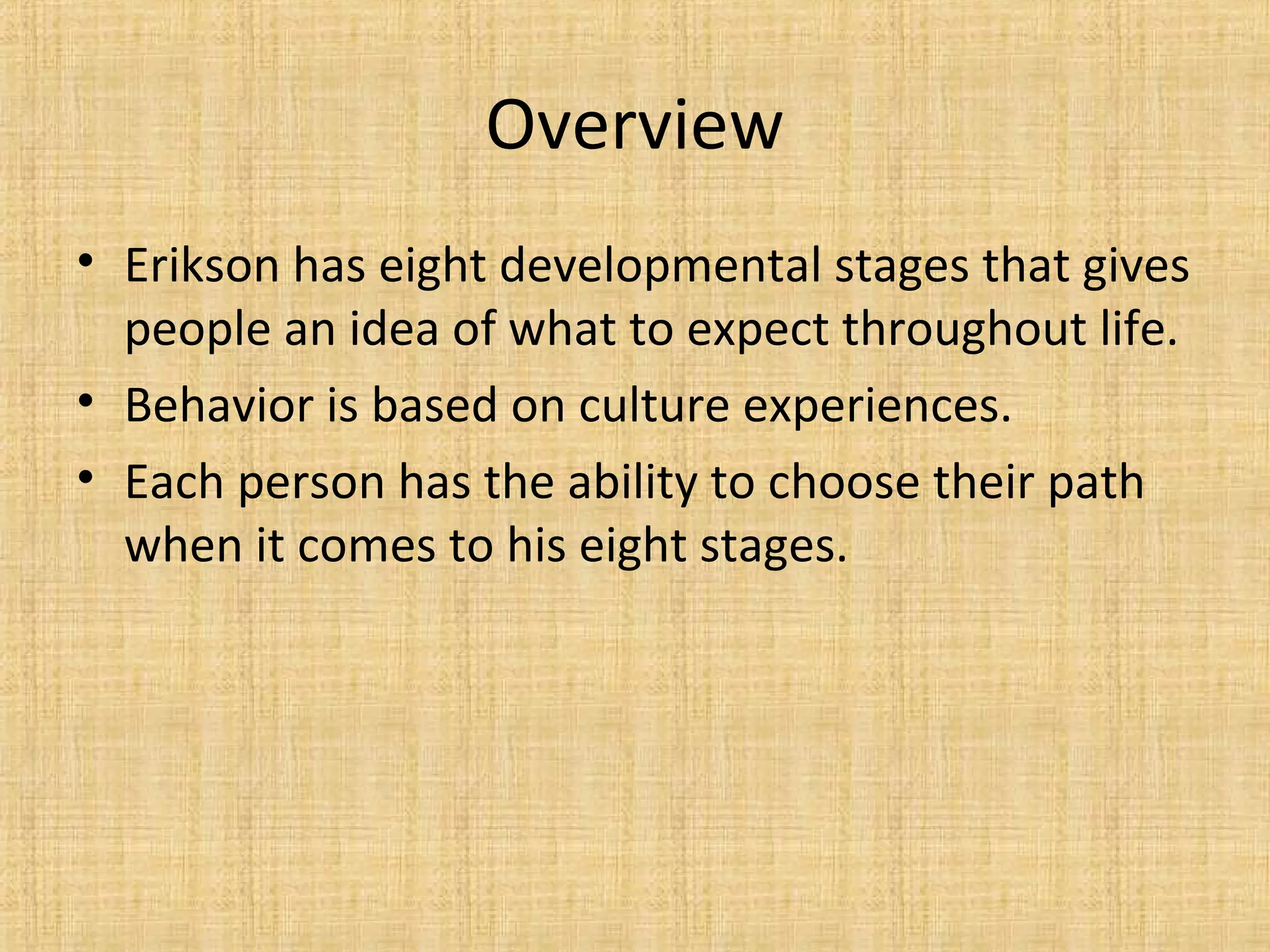 Erik Erikson Development Stages | PPT | Parenting Babies and Toddlers ...