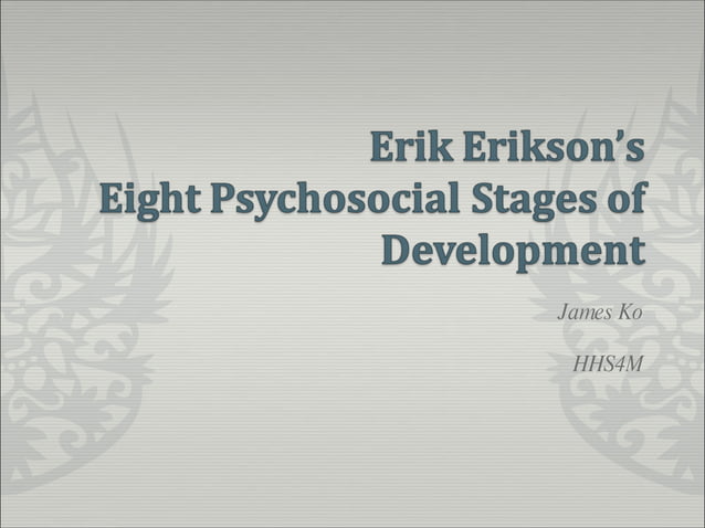 Erik Erikson’S | PPT