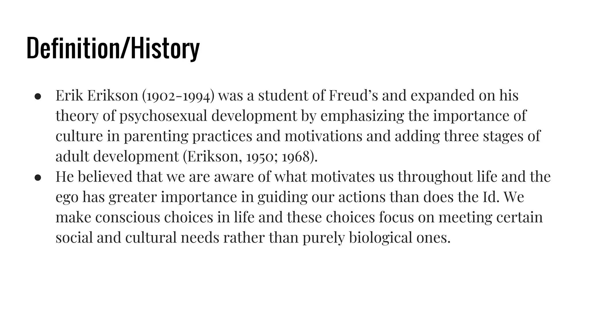 Erik erikson’s psychosocial 1 | PPTX | Parenting Babies and Toddlers ...