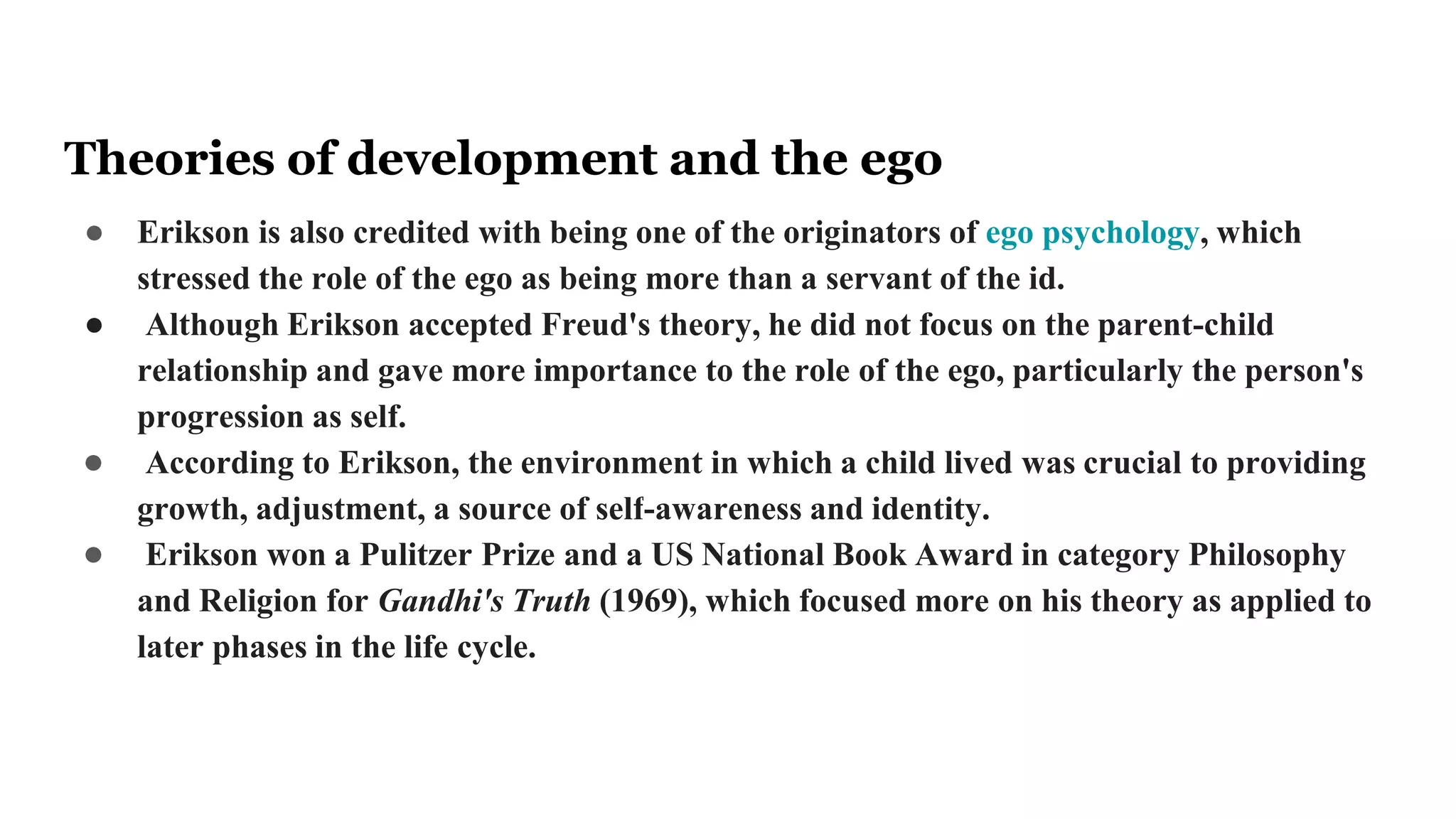 Erik Erikson's Stages of Psychosocial Development by Prasanth P.pptx